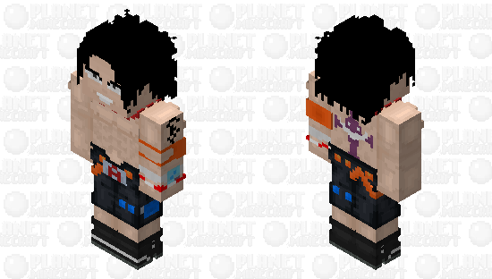 Portgas D. Ace HD - One Piece Minecraft Skin