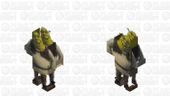 Shrek uwu Minecraft Skin
