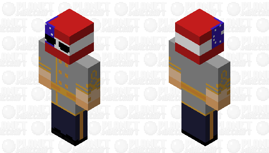 Civil War (Confederate, Stars and Bars) Minecraft Skin