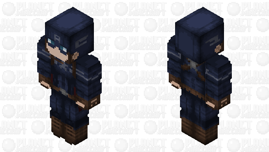 Captain America Stealth Minecraft Skin
