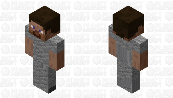 HSteve Diorite Minecraft Skin