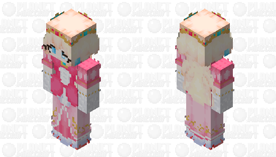 Pricess Peach Minecraft Skin