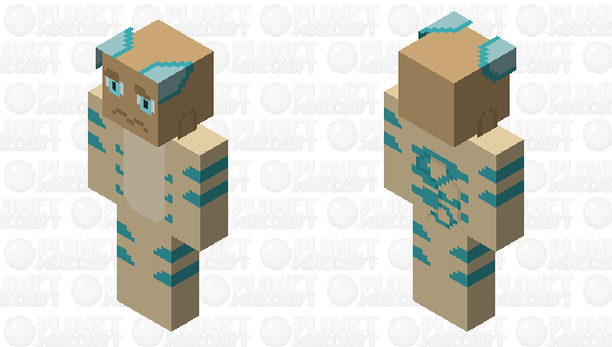 Shard the Box-Headed Cat Minecraft Skin