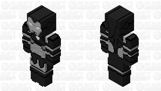 War Machine MK2 MCU Minecraft Skin