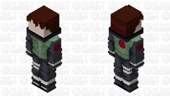 Face-Less “leaf” Shinobi Minecraft Skin