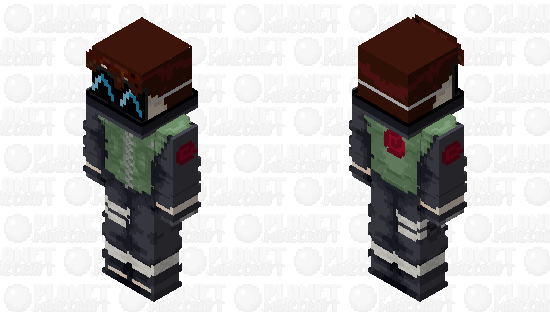 “LewCraft” Leaf Shinobi Minecraft Skin