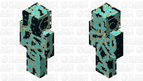 Sculk Enderwizard (with Moving Eyes) Minecraft Skin