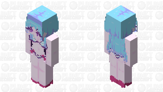 me!me!me! girl - me!me!me! (bikini version) (128x) Minecraft Skin