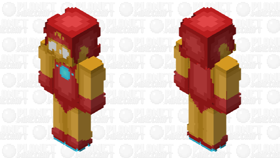 Iron Mario Minecraft Skin