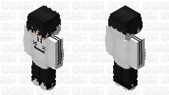 electronic music White Shirt Minecraft Skin