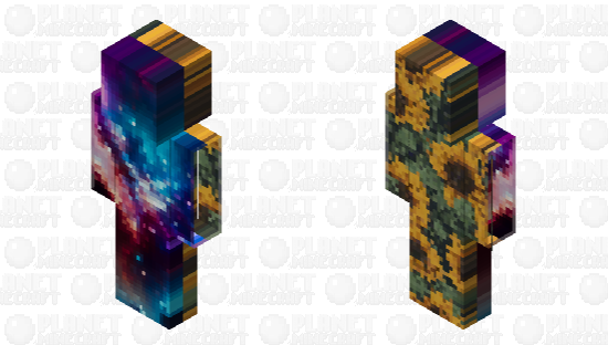 Nebula/Sunflower art Minecraft Skin