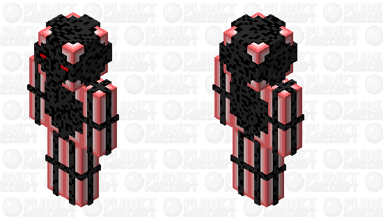 Red Glowing Enderman (with Moving Eyes) Minecraft Skin