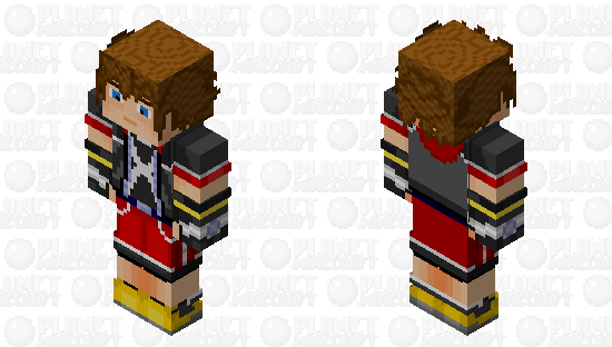 KINGDOM HEARTS: DREAM DROP DISTANCE - Sora Minecraft Skin
