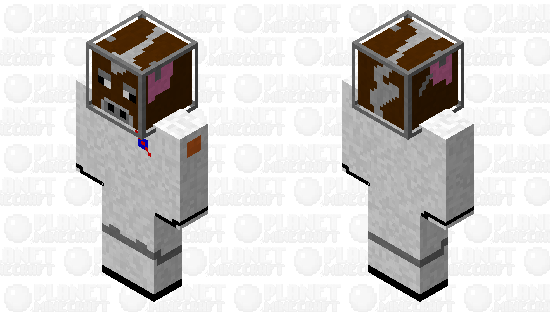 Astronaut Cow Minecraft Skin