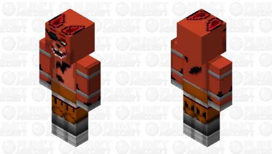 Foxy (bedrock hd) Minecraft Skin