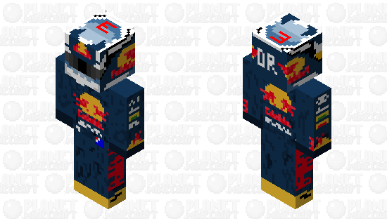 Daniel Ricciardo Updated Minecraft Skin