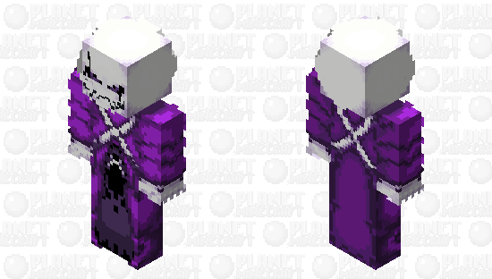 X gaster Minecraft Skin