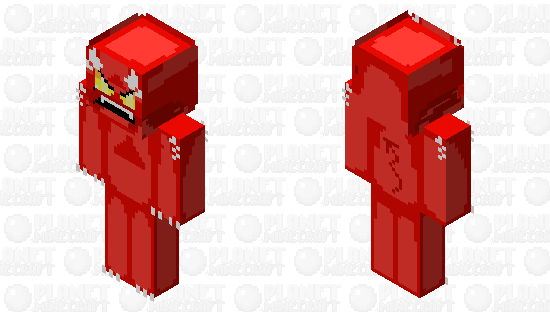 Insane Demon (Geometry Dash) Minecraft Skin
