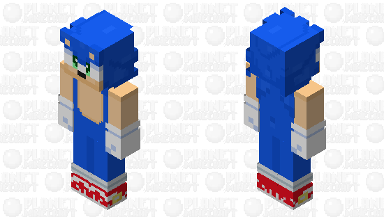Sonic prime Electric paradoc Minecraft Skin