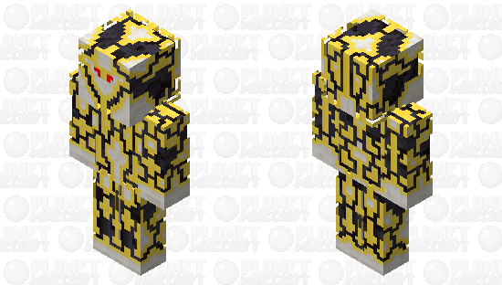 Temple Guardian Golem Minecraft Skin