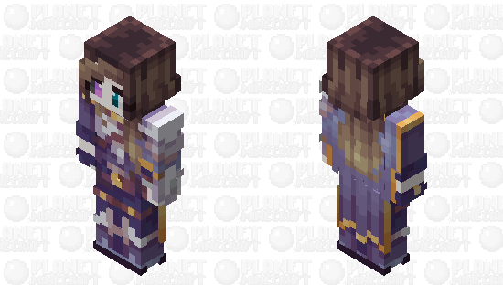 Saiya (blue warrior) Minecraft Skin