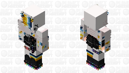 aro/ace TV head Minecraft Skin