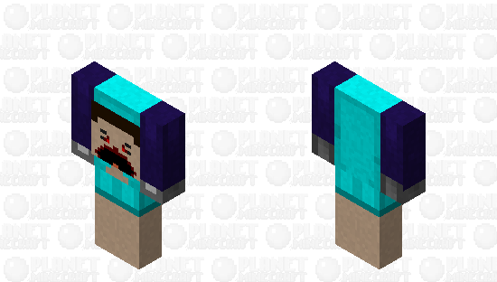 Hand Walking Angry Steve Minecraft Skin