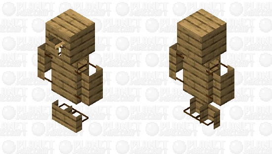 Wood Armor Minecraft Skin