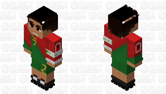 What's his name again? CRISTIANO RONALDO!!! (world cup) Minecraft Skin