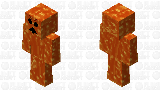 Lava Entity (steve HD) Minecraft Skin
