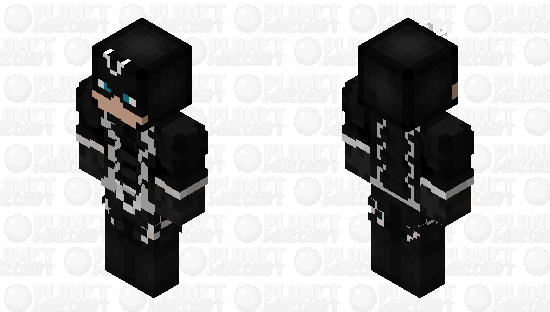 black bolt Minecraft Skin