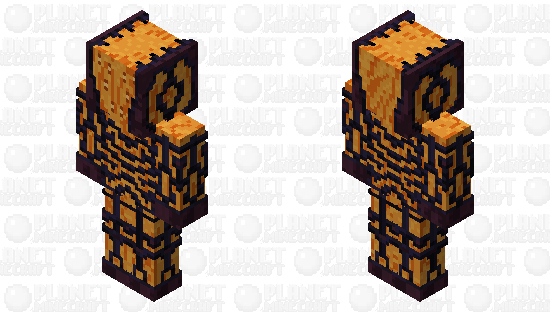 Fire Elemental Wizard Minecraft Skin