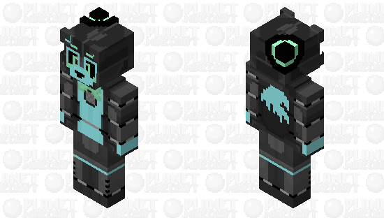 Black ice artic Minecraft Skin