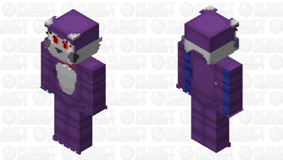 Purple Cat Skin Minecraft
