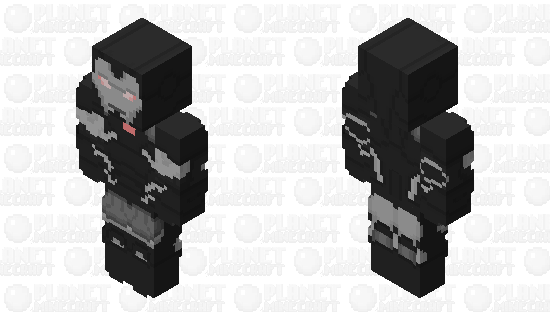 War Machine MK3 MCU Minecraft Skin