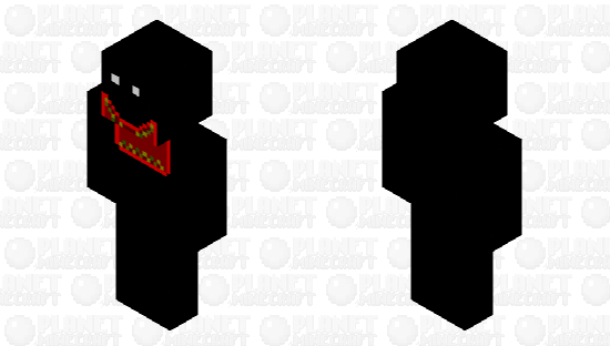 VERY SCARY VOID MAN Minecraft Skin