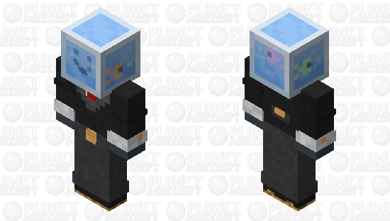 Fancy fishbowl Minecraft Skin