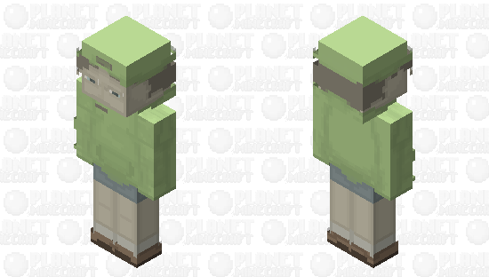 green jumper Minecraft Skin
