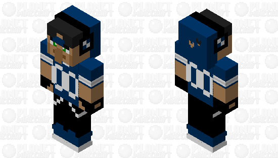 Villager Dallas Cowboys [Football Fan] *Male* Minecraft Skin