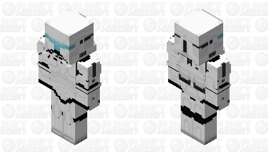 Plain Republic Clone Commando (Template/Base) [Star Wars: The Bad Batch] Minecraft Skin