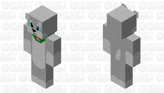 furry wolf Minecraft Skin