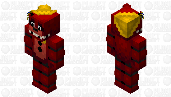 Fnaf world Red-bear Minecraft Skin