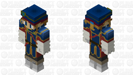 BOTW/TOTK Link royal guards uniform Minecraft Skin