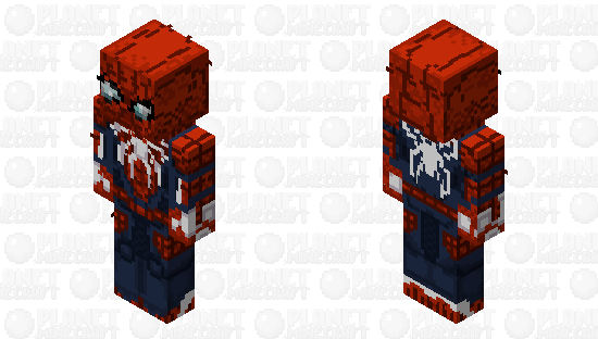 Spiderman PS4 Minecraft Skin