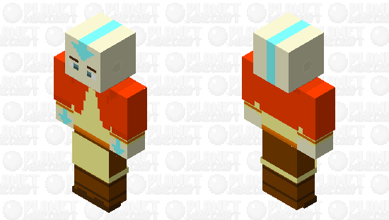Aang revised Minecraft Skin