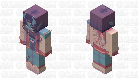 blue oni Minecraft Skin