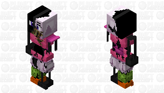 Ruined Chica Minecraft Skin