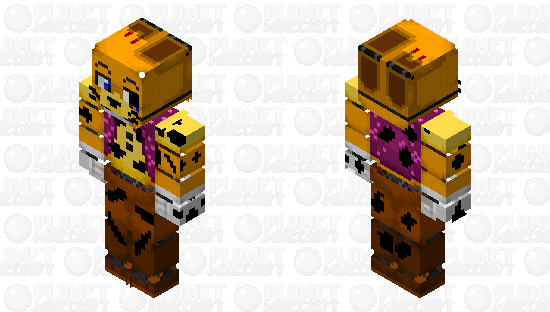 withered spring bonnie Minecraft Skin