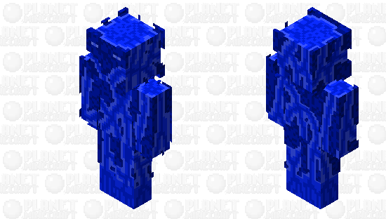 Water Elemental Wizard Minecraft Skin