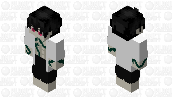 minha versão de oni para Minecraft Minecraft Skin